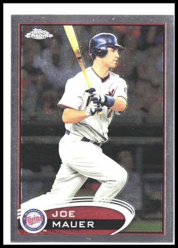 Joe Mauer #50 2012 Topps Chrome Minnesota Twins | eBay