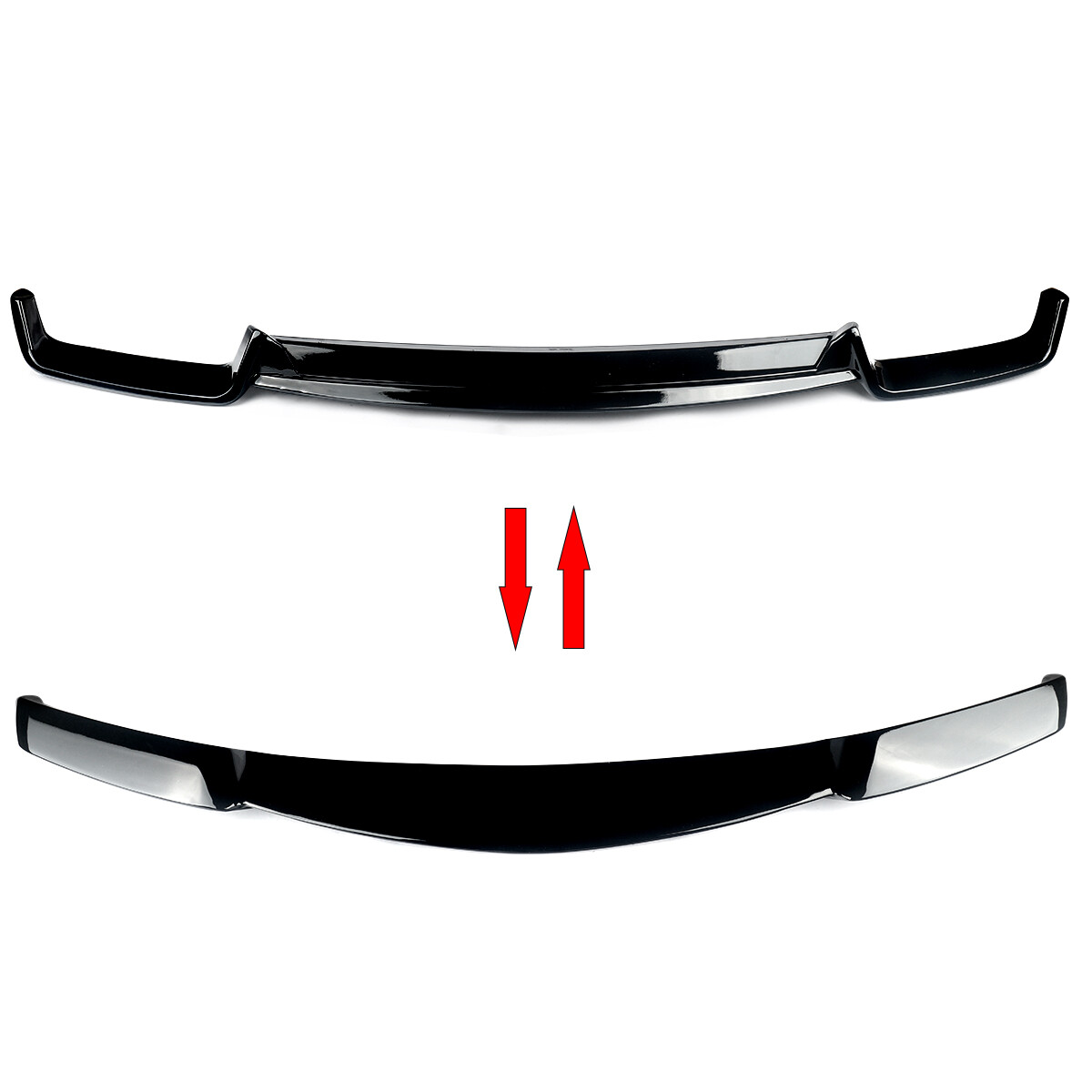 PAINTED BLACK FOR 2014-2019 CHEVROLET CORVETTE C7 High-Rise Style Rear ...