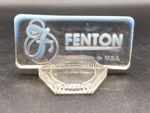Fenton Dealer Logo Sign White Opalescent, USA | eBay