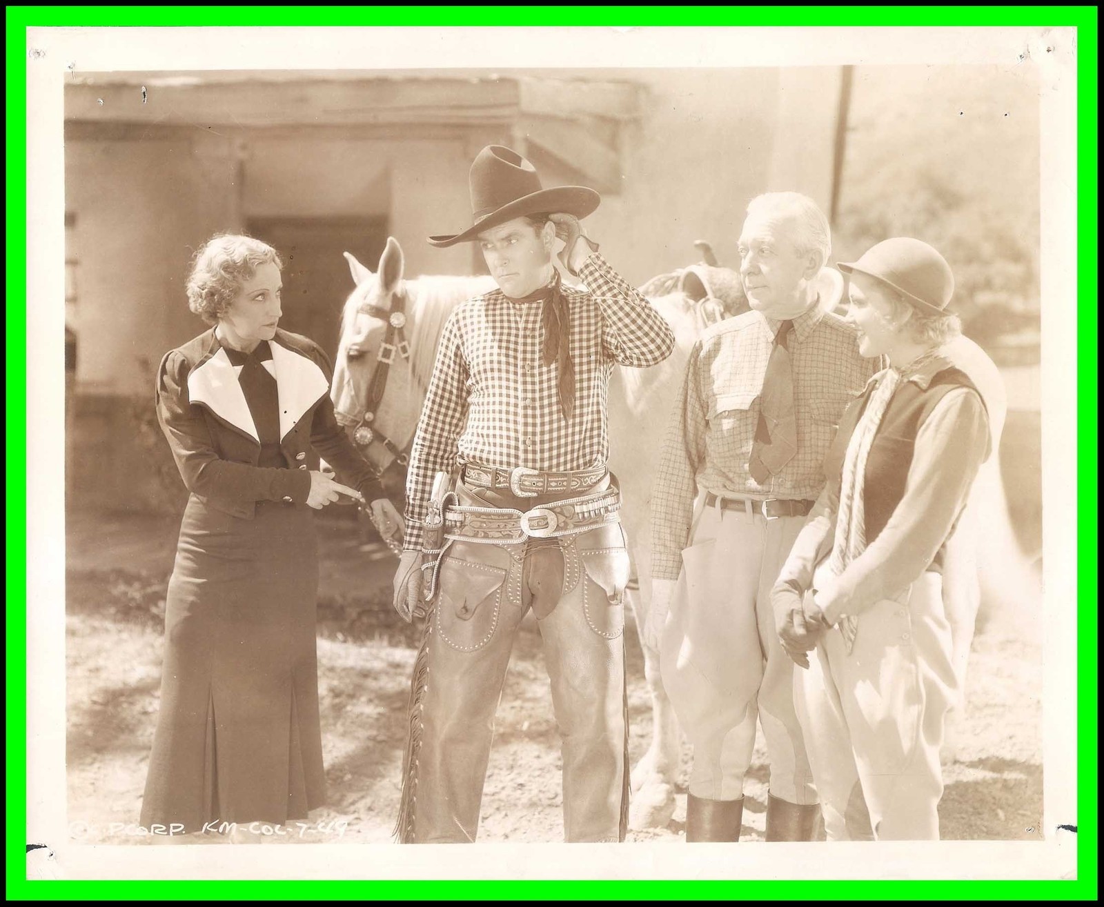 BETH MARION & KEN MAYNARD in "Avenging Waters" Original Vintage Photo ...