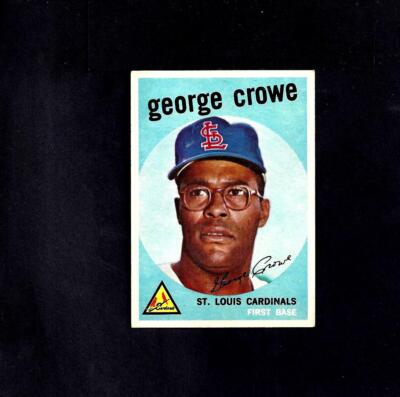 1959 TOPPS #337 GEORGE CROWE-2--CARDINALS--NO CREASES--EX/EX/MT | eBay