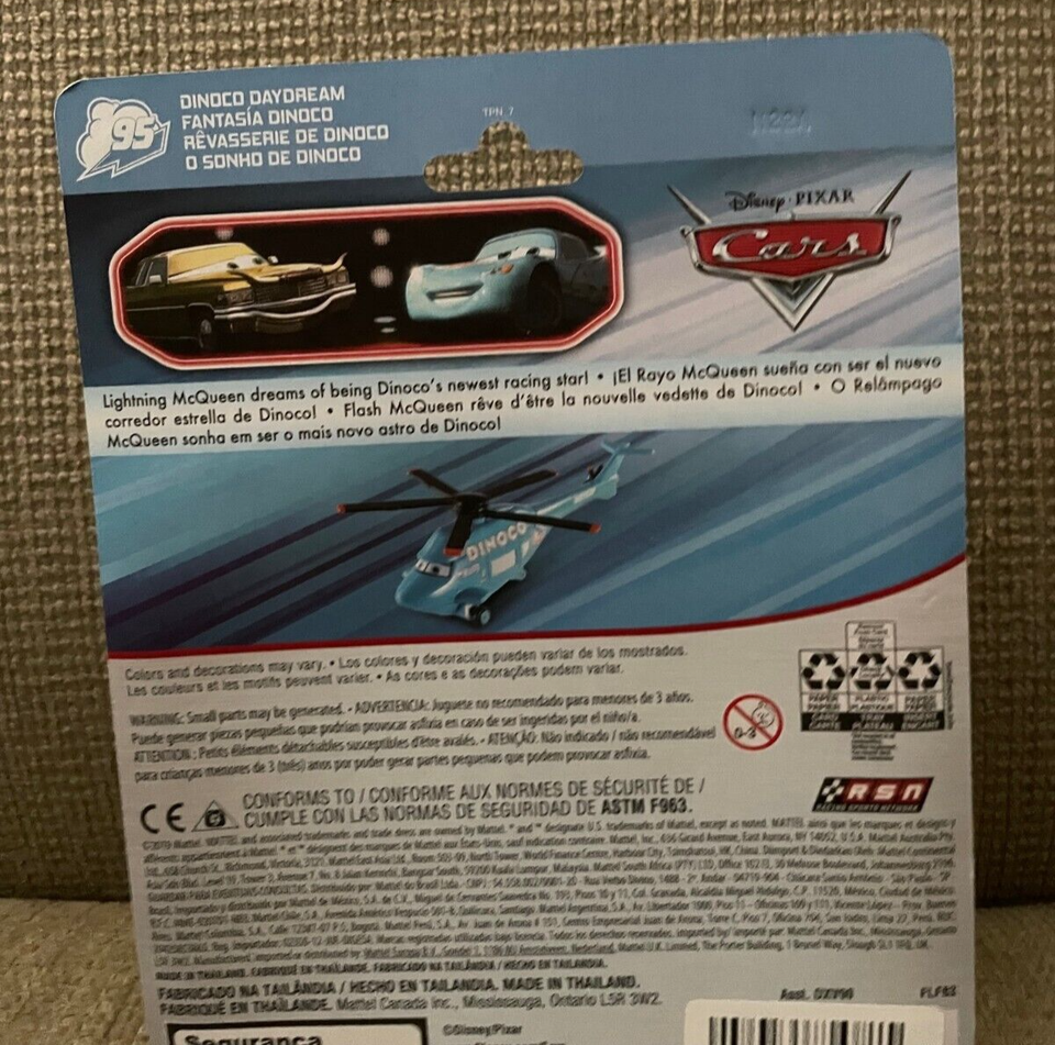 DISNEY PIXAR CARS DELUXE DINOCO ROTOR TURBOSKY *NEW* | eBay
