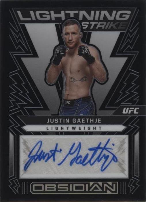 2023 Panini Chronicles UFC - Obsidian Lightning Strike Signatures ...