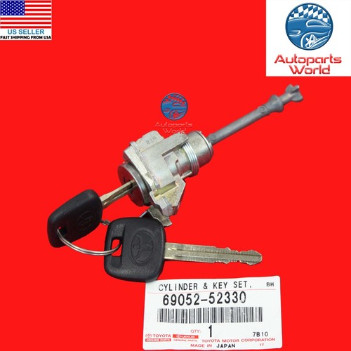 GENUINE OEM TOYOTA 07-11 YARIS HATCHBACK DRIVER LOCK CYLINDER & KEY ...