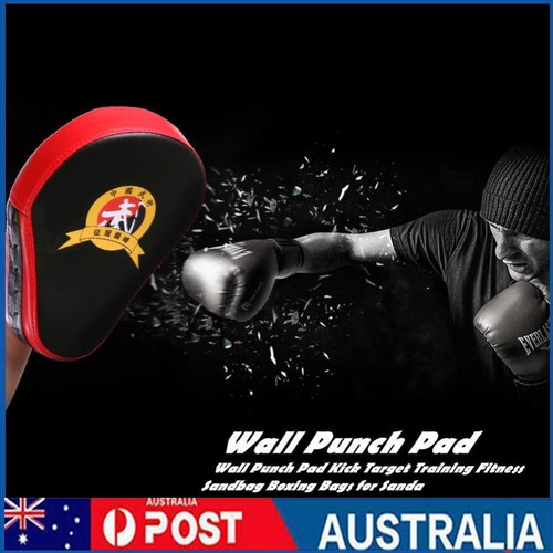 Durable PU Boxer Pad Hand Target MMA Punch Pad for Boxing Training (Red ...