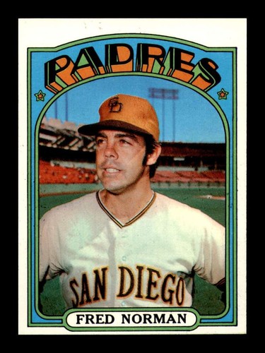 1972 Topps Fred Norman #194 San Diego Padres Baseball Card MLB NM | eBay