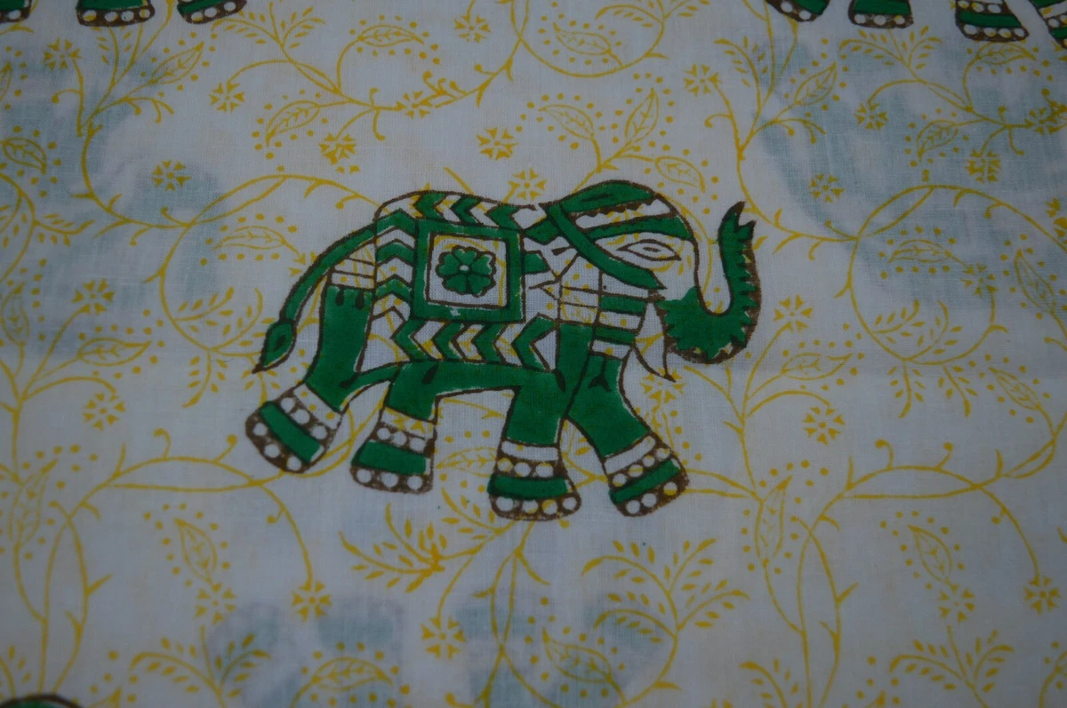 Elephant Print Fabric