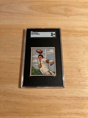 1950 Bowman Otto Graham Rookie Card SGC 3 | eBay
