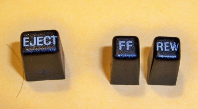 1985 1986 1987 Ford 19A198 Radio Cassette Eject F-fwd F-rew Button Set ...