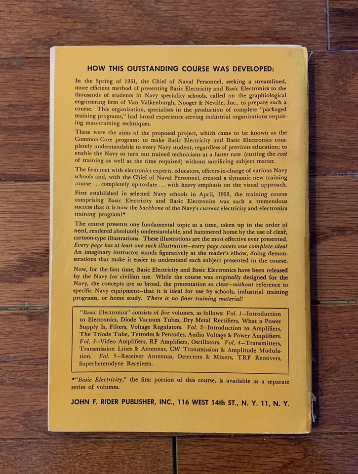 Basic Electronics Vol. 3 by Van Valkenburgh, Nooger & Neville 1st ...