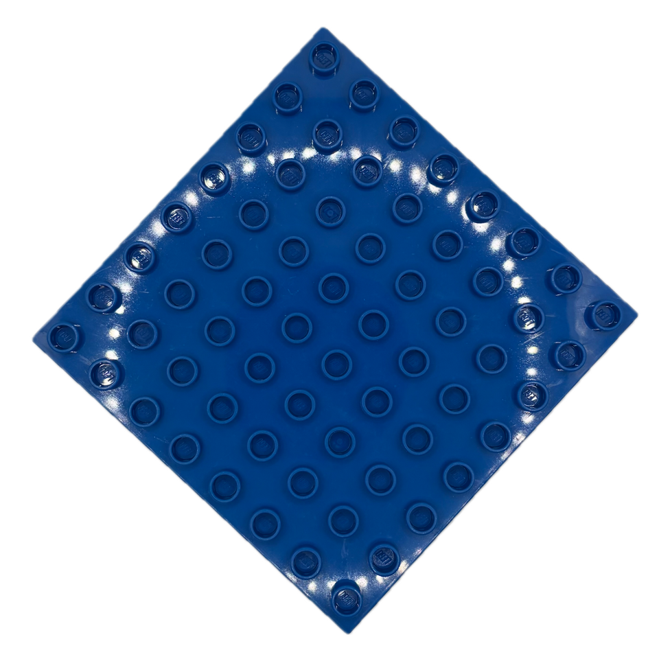LEGO Duplo Part 51262 - Base Plate 8 x 8 x 0.5 Bright Blue | eBay Australia