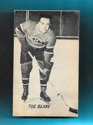 HIGH END-NO CREASES! Legendary HABS COACH! 1948-52 Exhibits Toe Blake ...