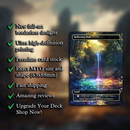 Reflecting Pool MTG - Alt Art Custom Game Cards | eBay