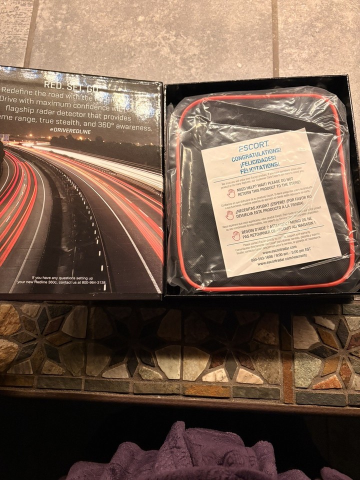 Escort Redline 360c Radar Speed Detector System GPS Laser Extreme Range ...