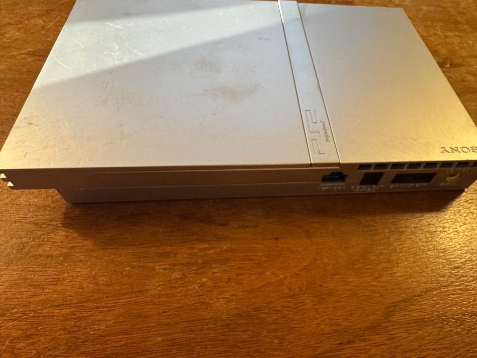 Sony PlayStation 2 SCPH-79001 Slim Silver Console ONLY PS2 - AS IS ...