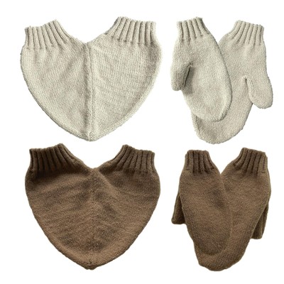 Couple Mitts Hand Holding Full Finger Hand In Hand Winter Mitts For ...