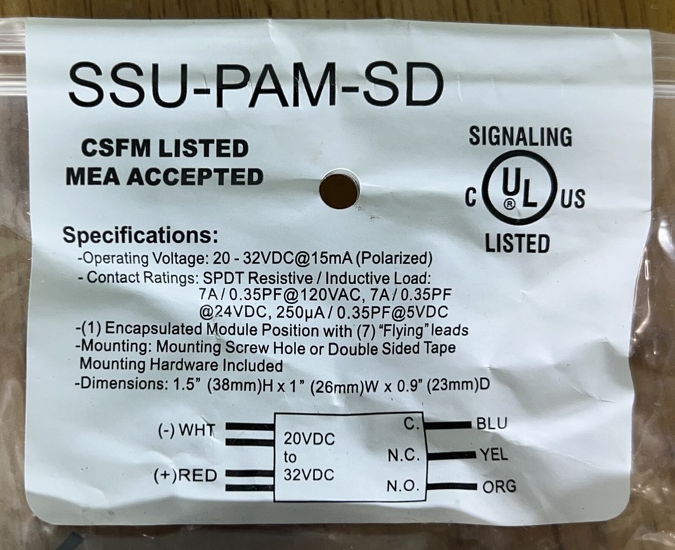 (Lot of 5) Space Age SSU-PAM-SD Multi-Voltage Relay Module | eBay