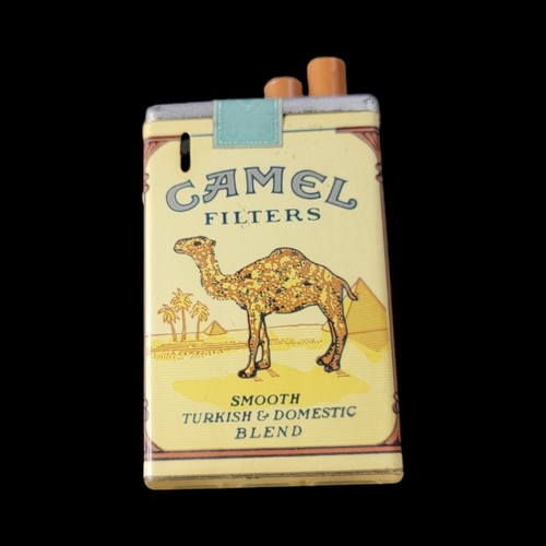 Vintage Camel Filters Lighter Smooth Turkish & Domestic Blend Yellow ...