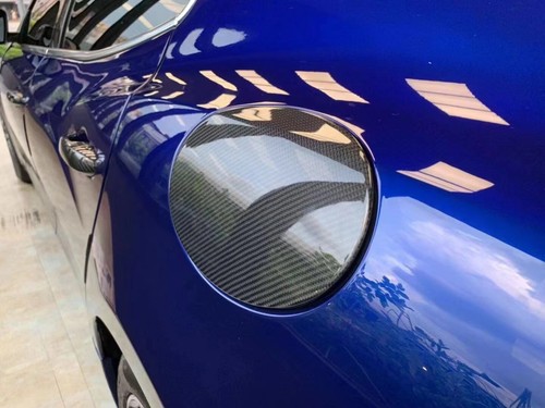 Real Carbon Fiber Fuel Tank Cap Trim Cove Fit for Maserati Ghibli 2013 ...