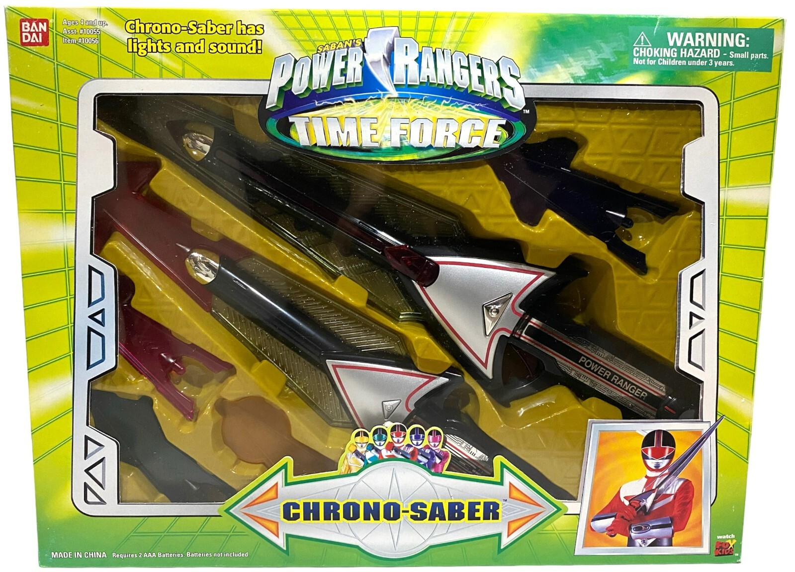 Power Rangers Time Force Chrono-Saber NEW SEALED Vintage 2000 ...