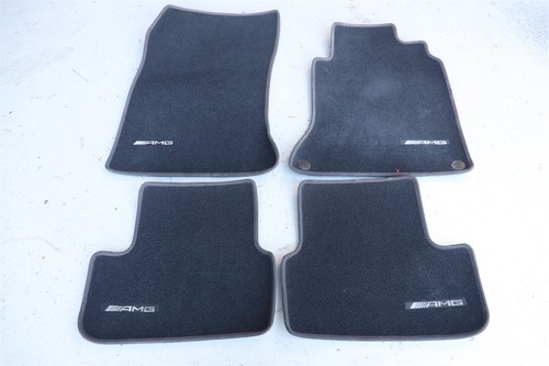 Mercedes Benz CLA45 AMG C117 2018 Black Red Stitch Floor Mat Set RHD ...