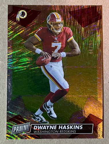 DWAYNE HASKINS 2019 Panini Day /99 Rookie Washington Redskins Steelers ...