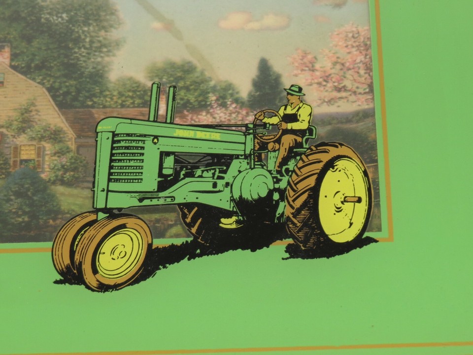 Vintage John Deere model A Tractor SHADOW BOX Original 1940's Dodge ...