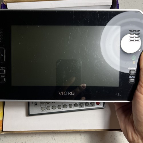 Viore PLC7V96 7" 1080p HD LCD Portable Television Remote Included USB ...