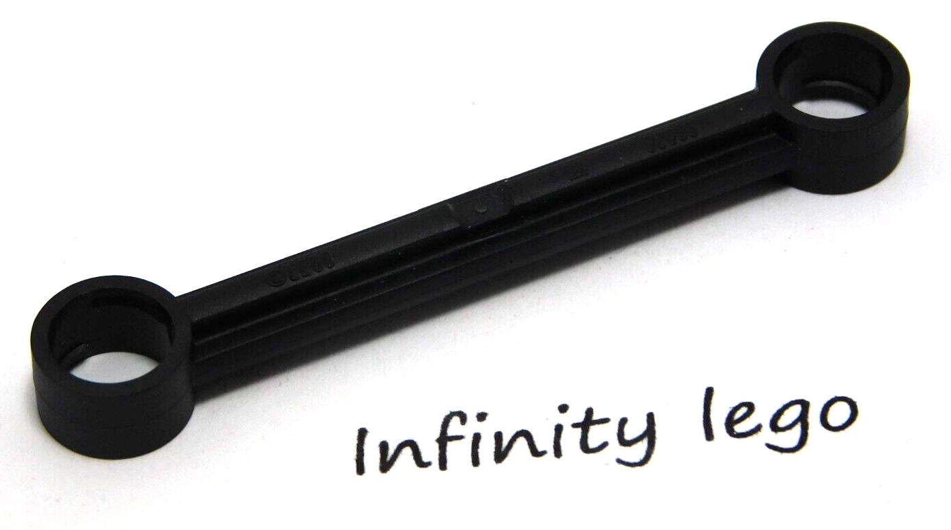 4 LEGO Technic Black Beam Link 1 x 6 without Stoppers Lift-Arm (2739 ...