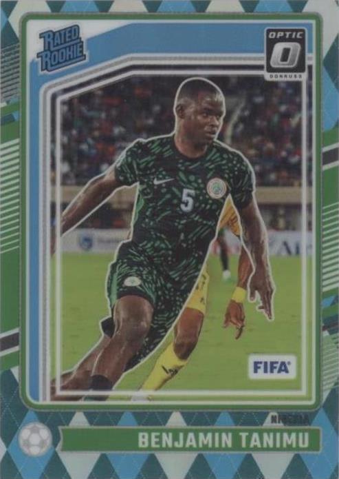2024-25 Panini Donruss Fifa - Optic Rated Rookie Benjamin Tanimu #178 ...