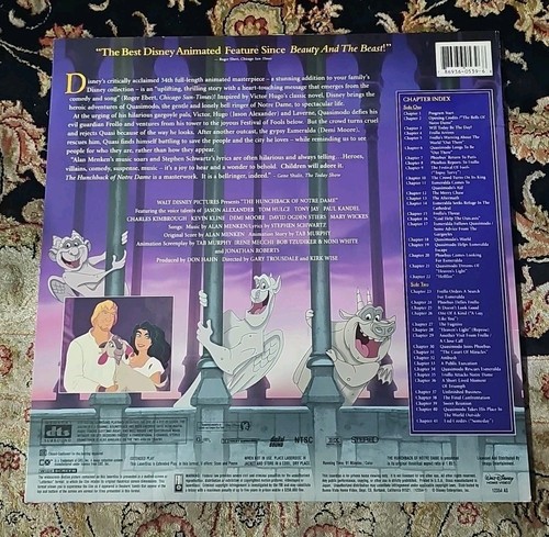 DTS THE HUNCHBACK OF NOTRE DAME DTS Laserdisc LD WIDESCREEN RARE | eBay ...