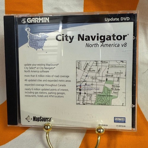 Garmin GPS Update DVD City Navigator v8 North America Mapping Software ...