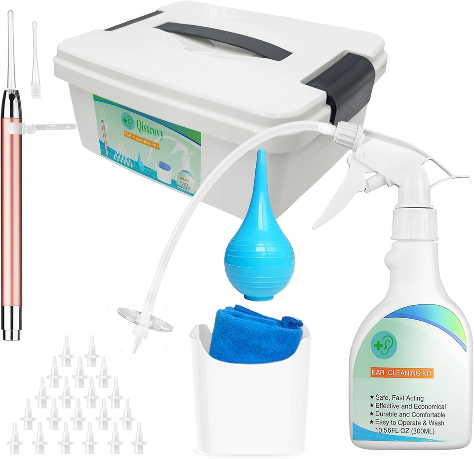 Ear Wax Removal Tool, Ear Cleaning Kits Safe Ear Irrigation Kit Ear ...