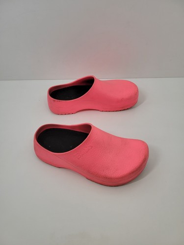 Birkenstock Super Birki Raspberry Pink Slip On Comfort Clog Shoe Sz 37 ...
