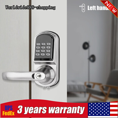 Electronic Smart Keyless Keypad Door Lock Digital Password Entry Door ...