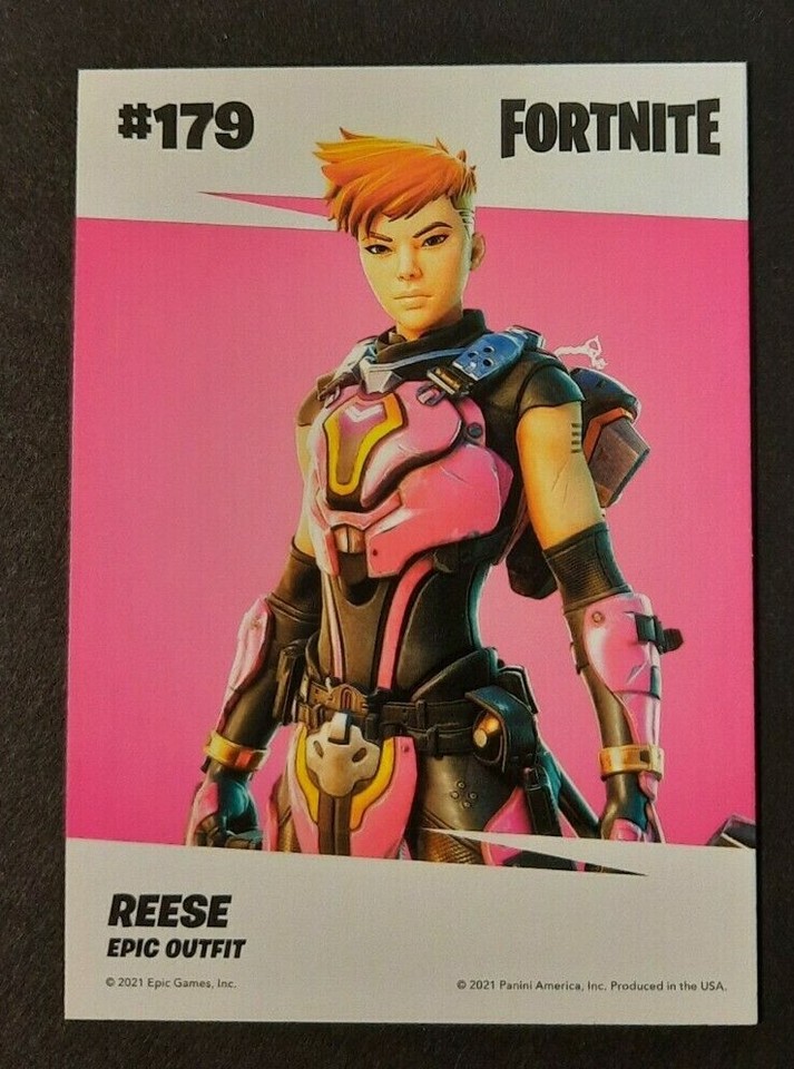2021 Panini Fortnite Series 3 REESE Epic Outfit Base Card #179 | eBay