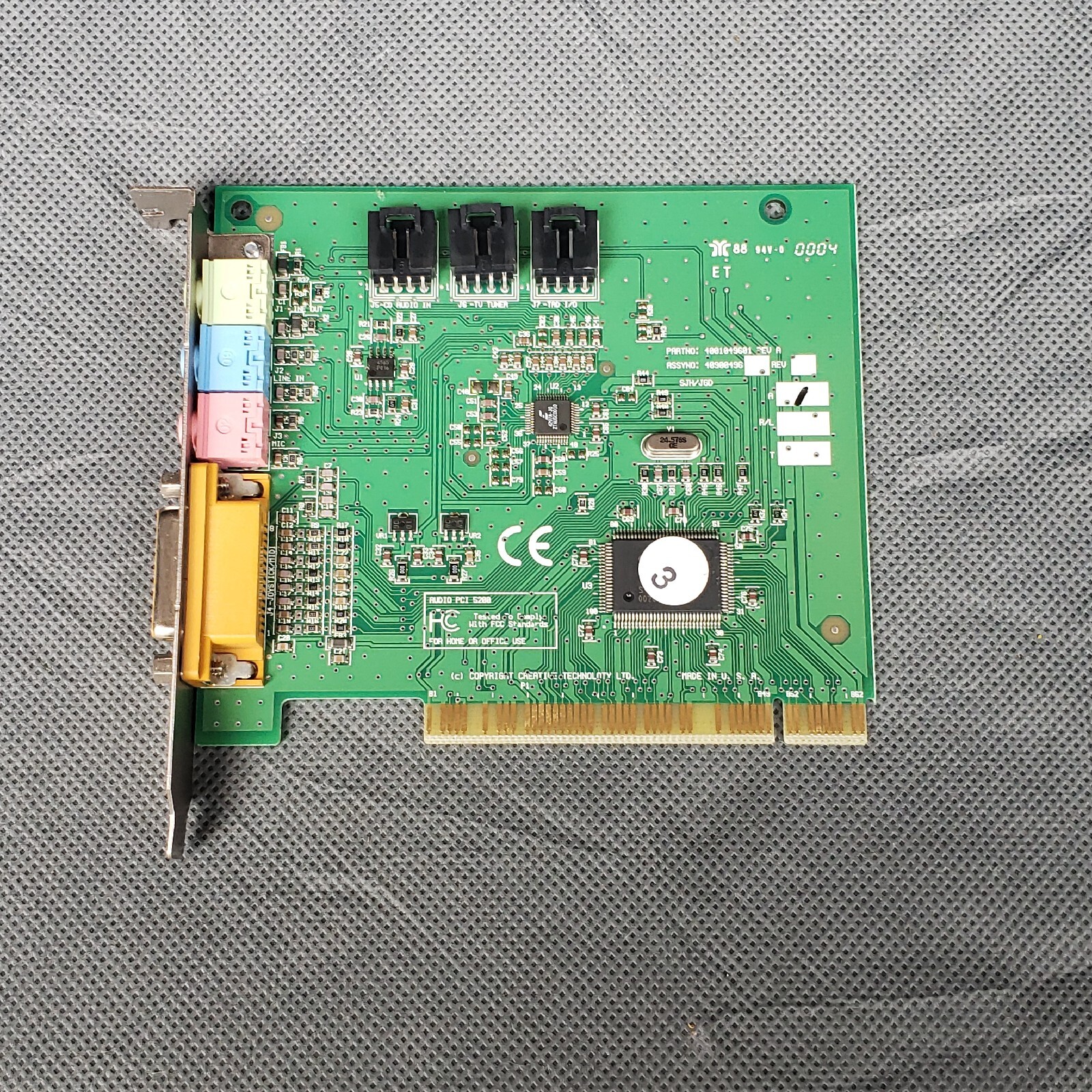 Compaq 102392-003 A5023641 PCI sound card w/ gameport 113897-003 , free ...