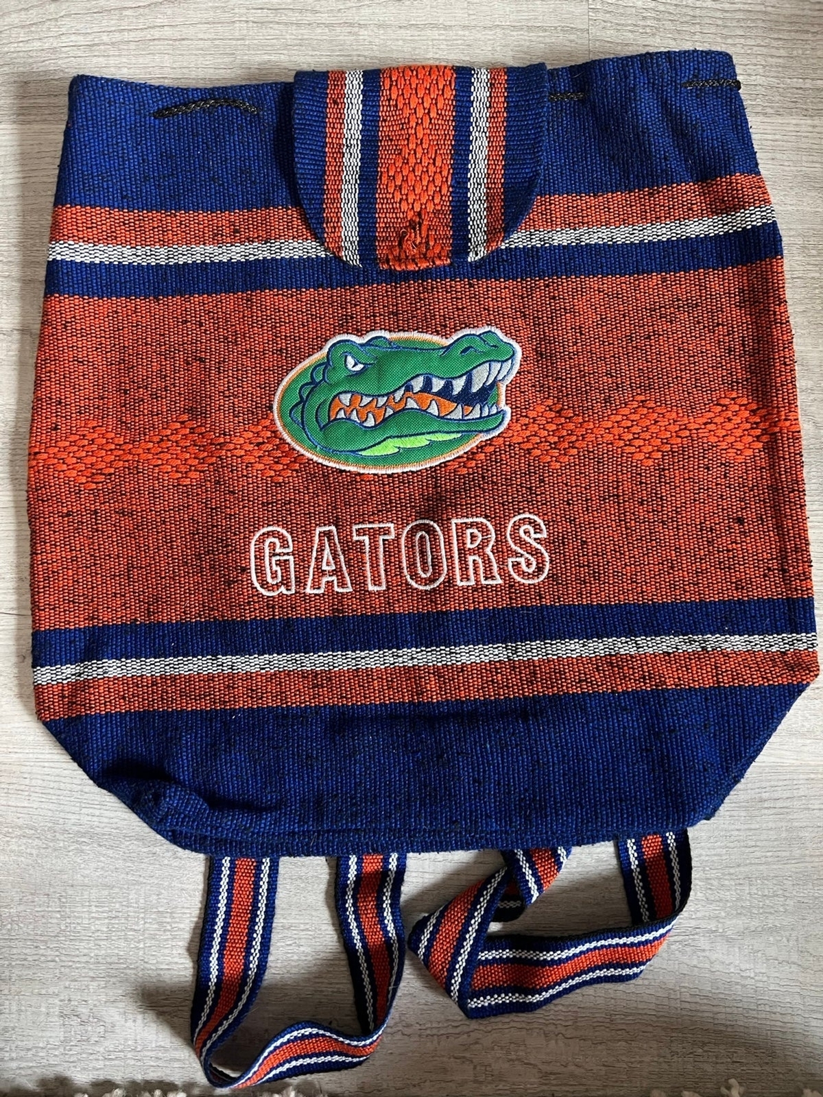 Florida Gators Blue & Orange Large Drawstring Backpack Rucksack | eBay
