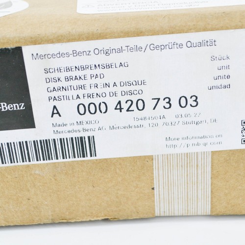 MERCEDES-BENZ GLE W167 Rear Wheel Brake Pad Set A0004207303 NEW GENUINE ...