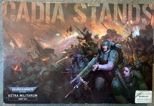Warhammer 40K Cadia Stands Army Box Set | Astra Militarum Guard | OOP ...