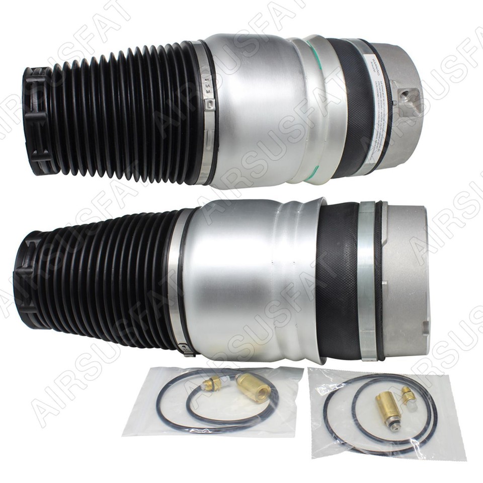 2x For Audi Q7 Porsche Cayenne VW Touareg Front Air Suspension Spring ...