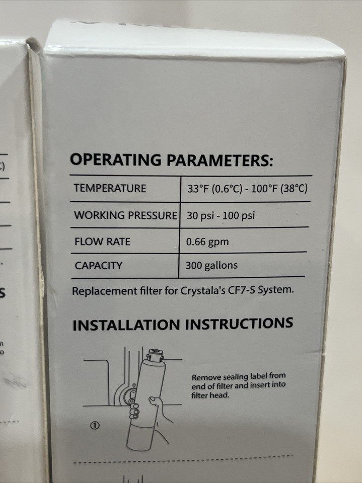 Crystala DA29-00020B Refrigerator Water Replacement Lot 2 Filter Model ...