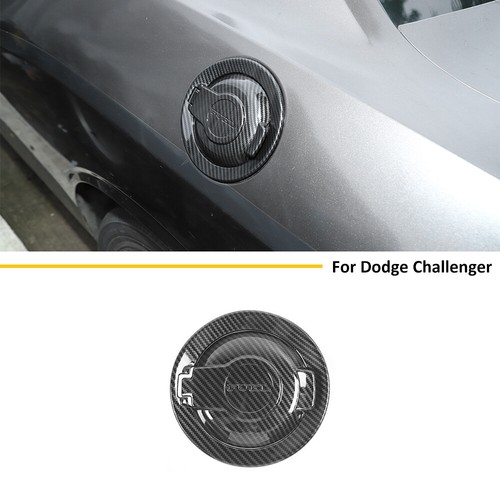 For Dodge Challenger 2008-2023 Gas Cap Fuel Filler Door Panel Carbon ...