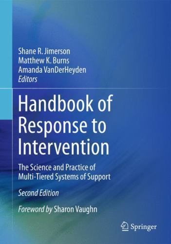 Handbook of Response to Intervention : The Science and Practice of ...