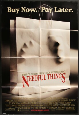 Needful Things (1993) Original Movie Poster Folded 27x40 | eBay