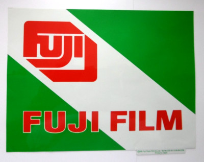 Promotional Stickers Fuji Film Logo 8 11/16x6 11/16in Camera Graphical ...