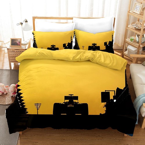 F1 Duvet Cover 2/3 Pcs FIA Formula 1 Hd Pattern Printing Bedding Set ...