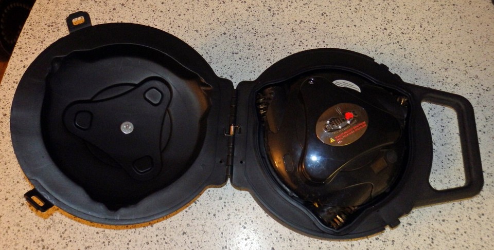 AS-IS Grillbot Automatic BBQ Grill Cleaning Robot + Carrying Case ...