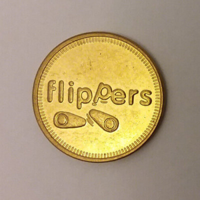 Flippers Pinball Arcade Game Token 22mm | eBay
