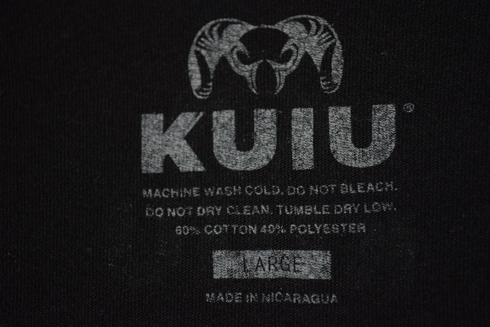 Kuiu American Flag Black t shirt Tag Large Fits Men's Medium/Large | eBay